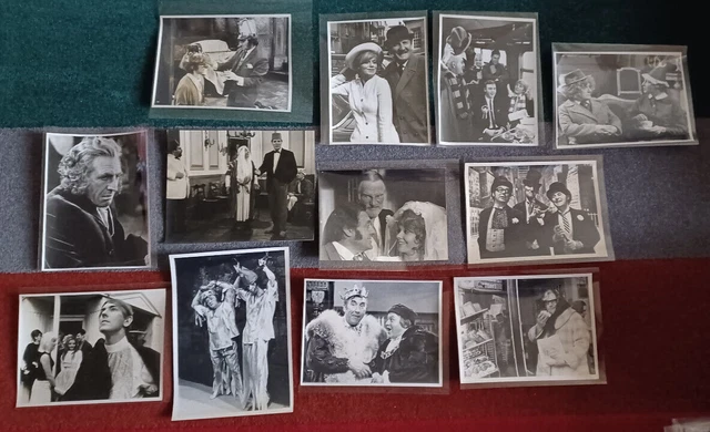 TWELVE TV COMEDY related 1960s/70s press photographs Morcambe and wise etc £19.00 - PicClick UK