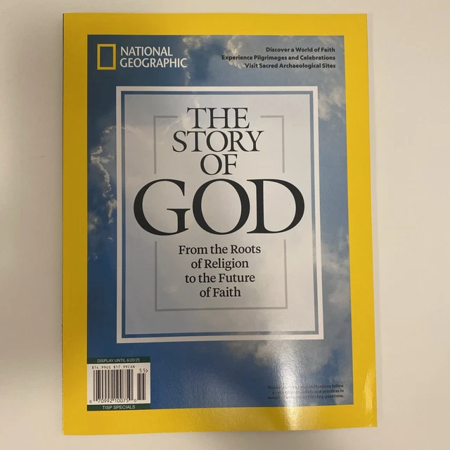 NATIONAL GEOGRAPHIC JUNE 2025 Magazine the Story of God Roots of ...