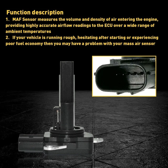 22204-0H010 MASS FLOW Sensor Air For Toyota RAV4 GS Camry Lexus RX IS ...