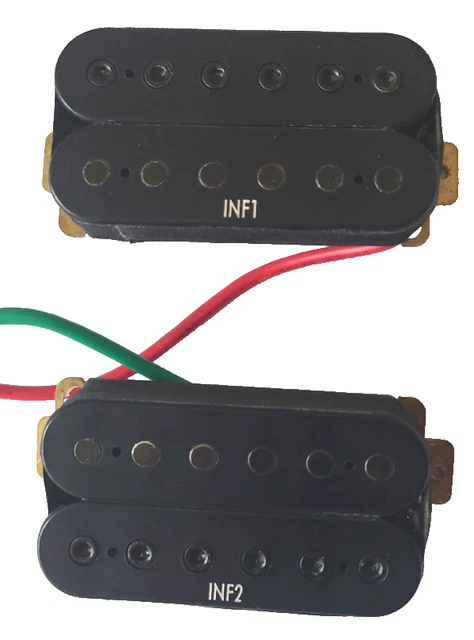 IBANEZ INFINITY HUMBUCKER F-spaced Pickups (INF1 & INF2) 3PU1C3034 ...