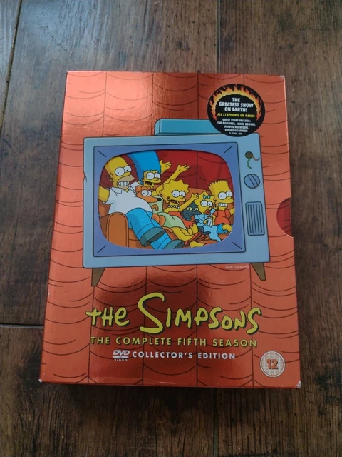 THE SIMPSONS - The Complete Fifth Season (DVD Collection, 2005) £2.00 ...