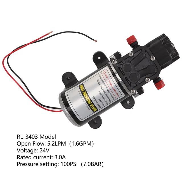 (24V)) DIAPHRAGM WATER Pump Water Pressure Pump Intermittent Pressure £ ...