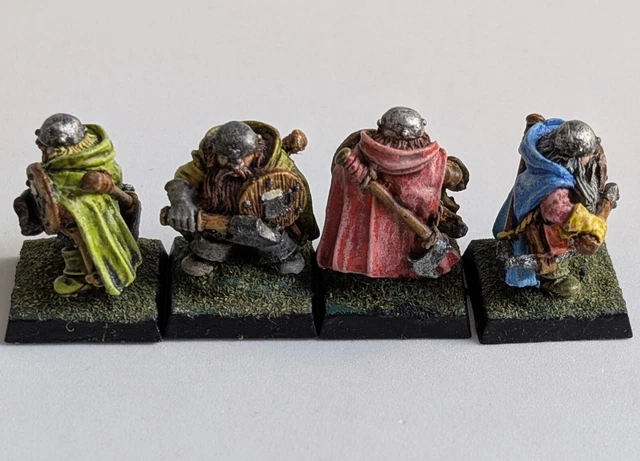 GW CITADEL 1984 Dwarf Original Bugman's Troopers (FOUR) WFB Metal Rare ...