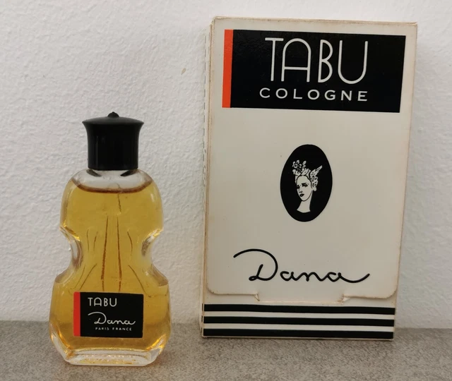MINIATURE PARFUM TABU DANA FLACON VIOLON COLOGNE 7,5 mal Plein acien rare EUR 17,90 - PicClick FR