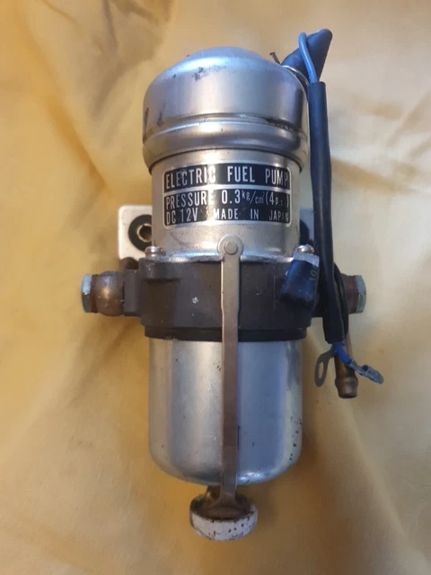 VINTAGE ELECTRIC Fuel Pump Mitsubu Weber Dcoe Sole £35.00 - PicClick UK