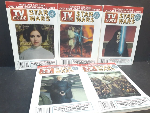 TV GUIDE - May 1, 2005 Back Issues - 5 Star Wars Special Tribute ...