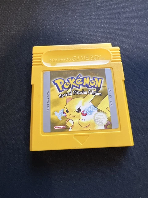 POKÉMON YELLOW VERSION Special Pikachu Edition Nintendo Gameboy ...