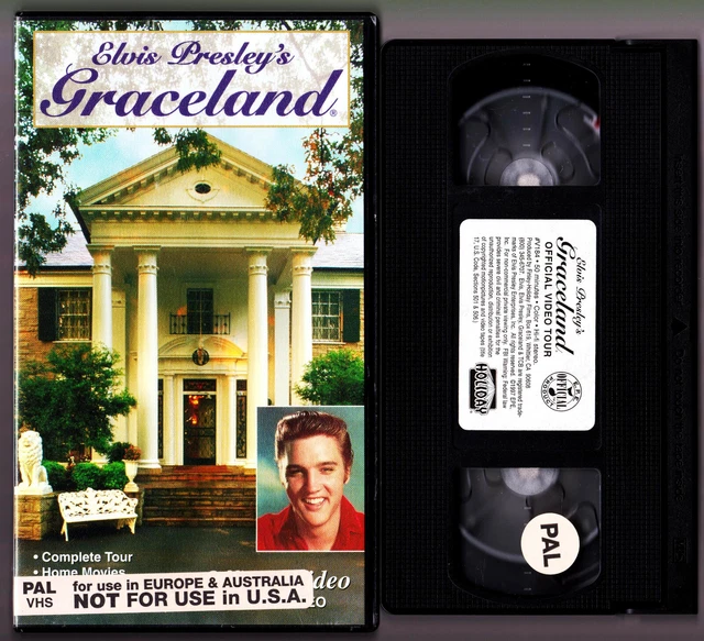 ELVIS PRESLEY'S GRACELAND - The Official Video Tour VHS Video Tape ...