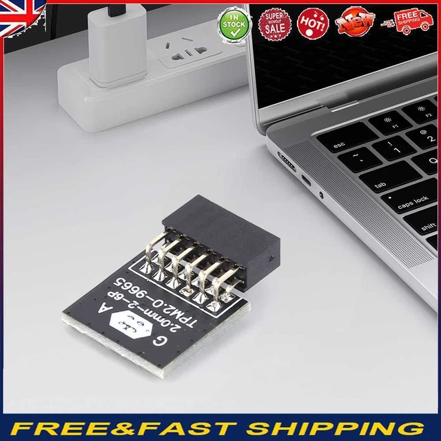 TPM 2.0-9665 TRUSTED Platform Module TPM 2.0mm 2-6P for Gigabyte ...