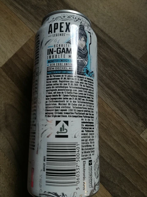 ENERGY DRINK DOSE Monster Ultra APEX Legends GER In game Full Voll Can ...