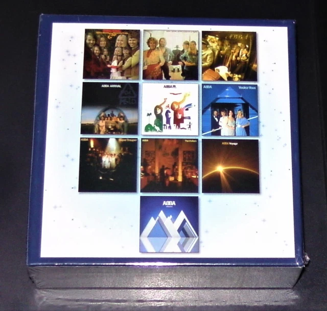 ABBA STUDIO ALBUMS Limited 10 CD Collection Box Set Fast Shipping Nip ...