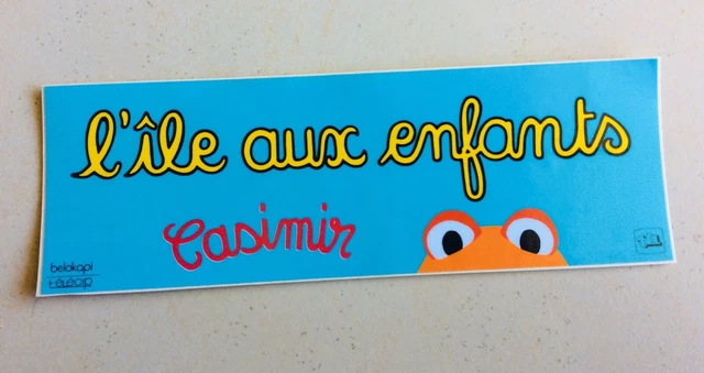 AUTOCOLLANT STICKER CASIMIR TF1 RécréA2 Dorothée TV années 70/80 EUR 19 ...