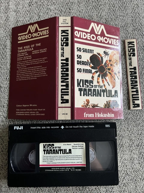 KISS OF THE Tarantula- Original Hokushin Cut Carton Pre Cert Ex Rental ...