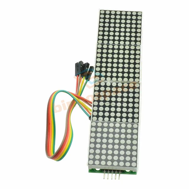 1-10PCS MAX7219 MICROCONTROLLER 4 In 1 Display with 5Pin Line Dot ...