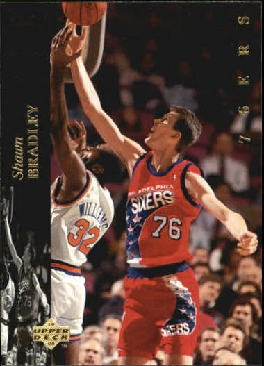 CARTE DE BASKBALL 1993-94 Upper Deck SE Philadelphia 76ers #76 recrue Shawn Bradley EUR 1,86 ...