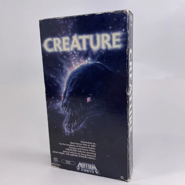 CREATURE (VHS, 1985) Original 1985 First Release, Horror, Sci-Fi, Klaus ...