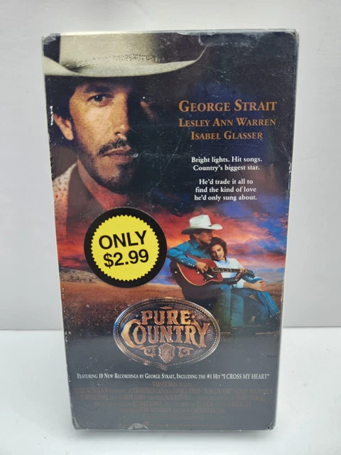 PURE COUNTRY (VHS, 1993) GEORGE STRAIT,ISABEL GLASSER Factory Sealed $4 ...