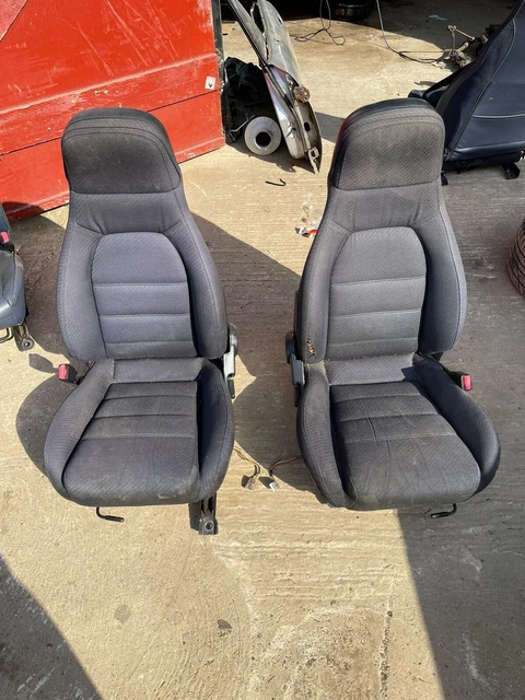 MAZDA MX5 MK1 Fabric Tombstone Seats, triumph tr6 tr7 with rails £114. ...