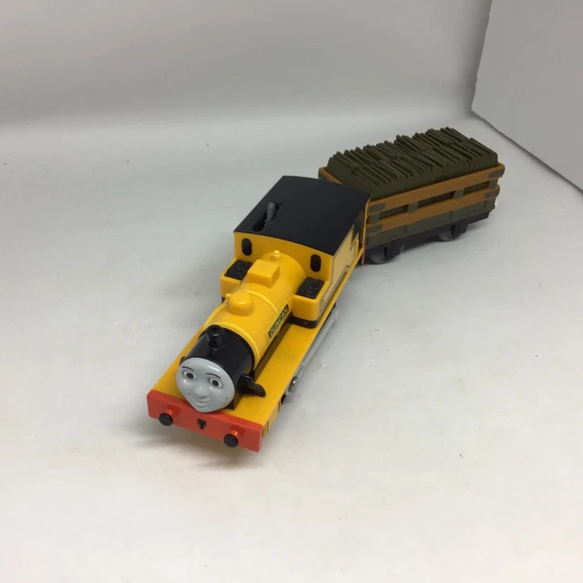THOMAS & FRIENDS Trackmaster Duncan motorized Engine with cargo car ...