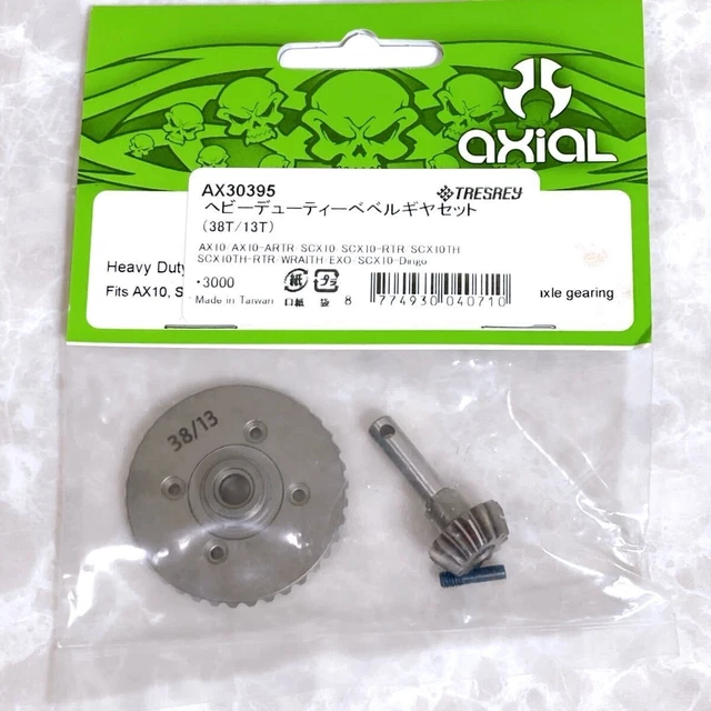 AXIAL AX30395 HEAVY Duty Bevel Gear Set 38T/13T Rc/Radio Control Parts ...