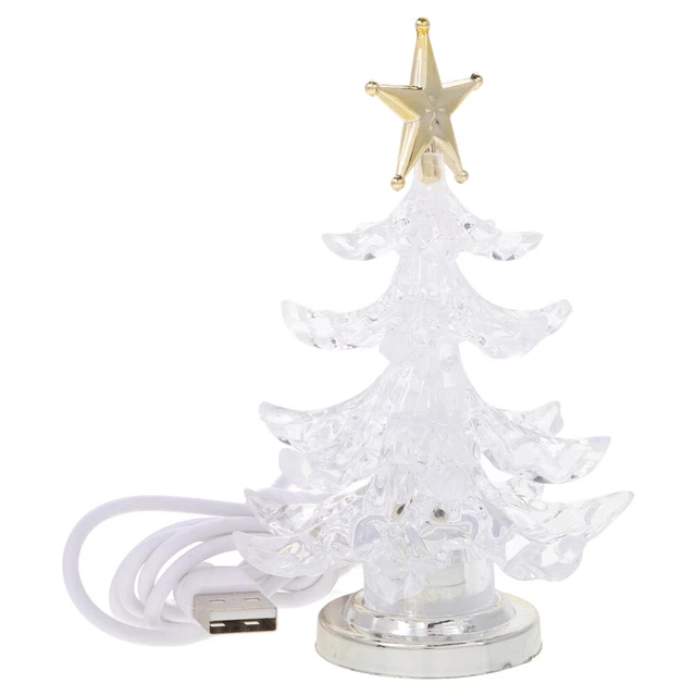 USB CHRISTMAS TREE Tabletop Trees Jellyfish Night Lamp for Kids £9.99 ...
