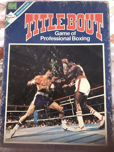1979 AVALON HILL Title Bout Game Of Professional Boxing Board Game $110 ...
