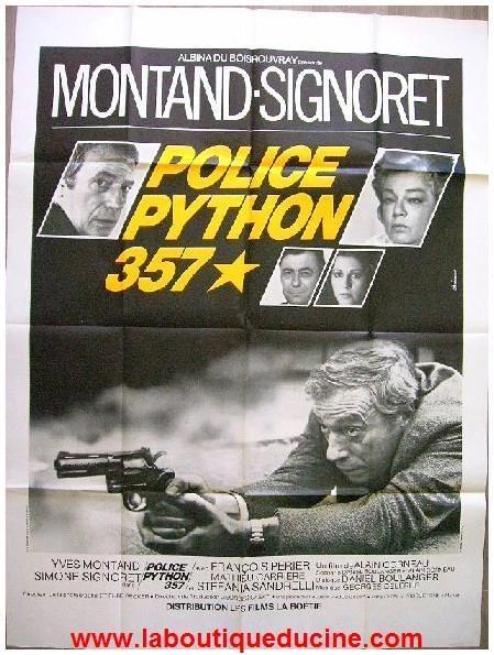 POLICE PYTHON 357 Affiche Cinéma / Movie Poster YVES MONTAND / SIMONE ...