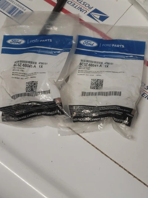 NEW OEM FORD 6C3Z-6B041-A, 4766151 Cylinder Head Dowel Pin Pair Of 2 ...