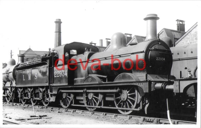 RAILWAY PHOTO LMS 2F 22934 Bedford 1937 Midland Johnson 1142 Class 0-6 ...