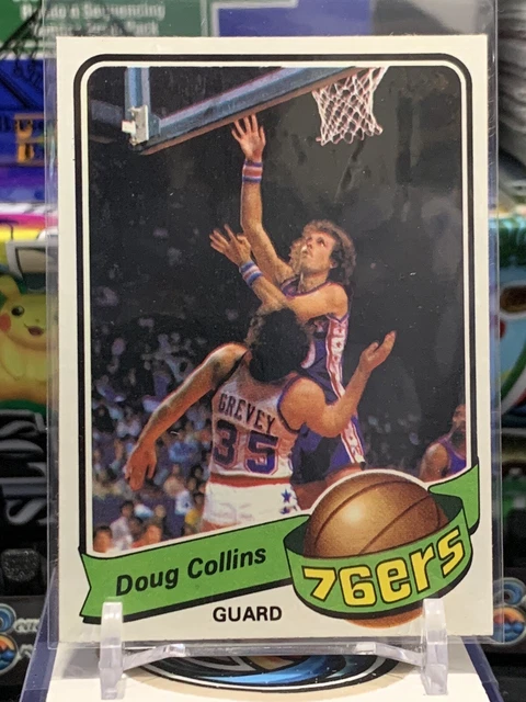 CARTE BASKETBALL DOUG Collins 1979-80 Topps #64 Philadelphia 76ers NBA ...