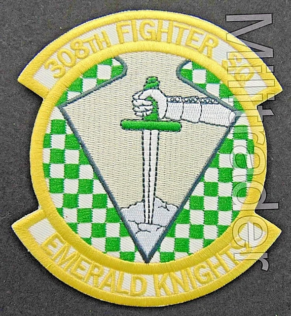 UNITED STATES AIR Force (USAF) 308TH Fighter Squadron Patch (Emerald ...