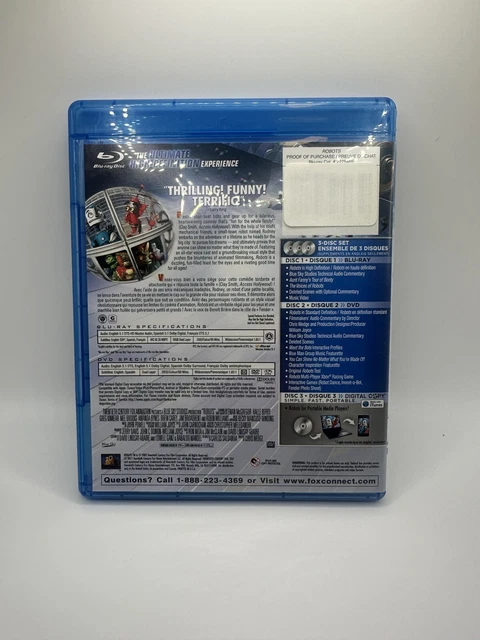 ROBOTS 3-DISC SET (BLU-RAY) $10.00 - PicClick CA