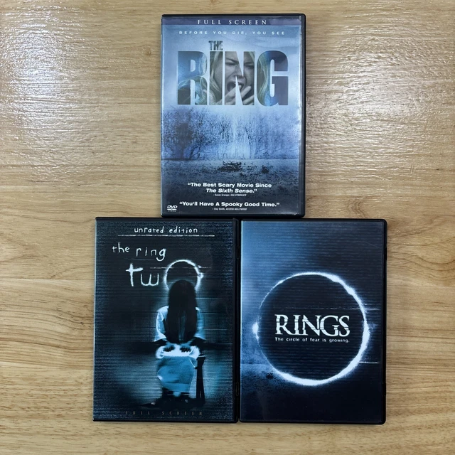 THE RING DVD Bundle Lot - 3 Disc - Supernatural Horror £14.24 - PicClick UK