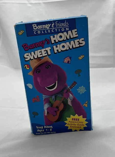 BARNEY & FRIENDS Home Sweet Homes VHS 1993 Video Tape PBS Kids $14.05 ...