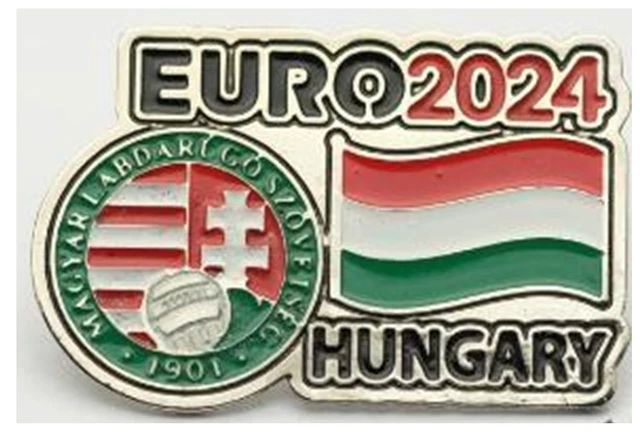 FOOTBALL SOCCER PIN badge UEFA EURO 2024 Germany - team Hungary $27.41 ...