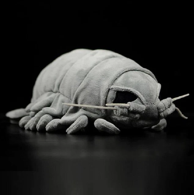 30CM GREY SEA Creature Giant Isopod Soft Plush Toy Stuffed Animal Doll ...