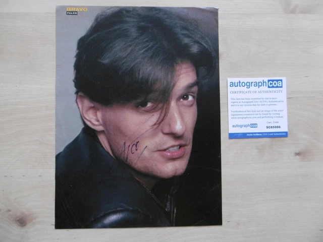 FALCO ORIGINAL AUTOGRAMM signed A4 Magazinbild ACOA EUR 199,99 ...
