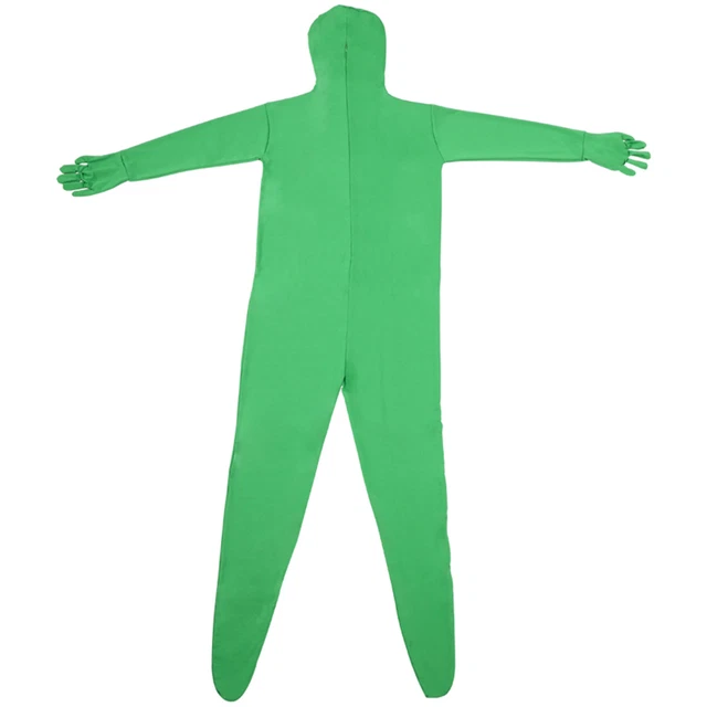GREEN SCREEN CLOAK Breathable Disappearing Unisex Adult Green Bodysuit ...