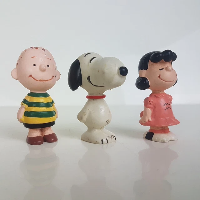 PEANUTS SNOOPY CHARLIE Brown Lucy Vintage Figurines United Feature Syndicate 52 EUR 45,00 ...