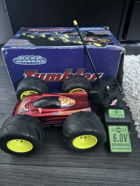 MEGA MOTORS RADIO Controlled Tumbler - Tested And Working - Blue And ...