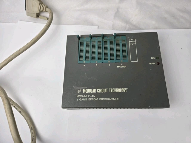 4 GANG EPROM Programmer Mod-Mep-4A Modular Circuit Technology ...
