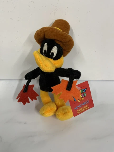 LOONEY TUNES YEAR Pilgrim Daffy Duck Toy Bean Bag Plush November 16cm ...