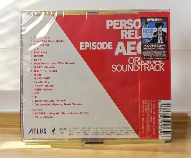PERSONA 3 RELOAD Episode Aegis Original Soundtrack Normal Edition New ...