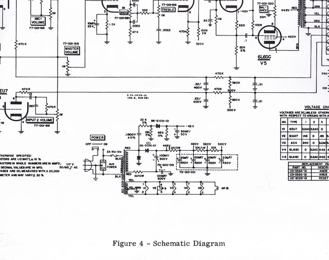 BOGEN CHB 50 Amplifier SCHEMATIC & SERVICE / OPERATING MANUAL for CHB50 ...