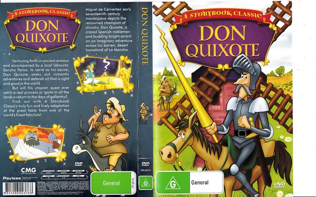 DON QUIXOTE-1934-A STORYBOOK Classic-Animated-Movie-DVD $19.95 ...