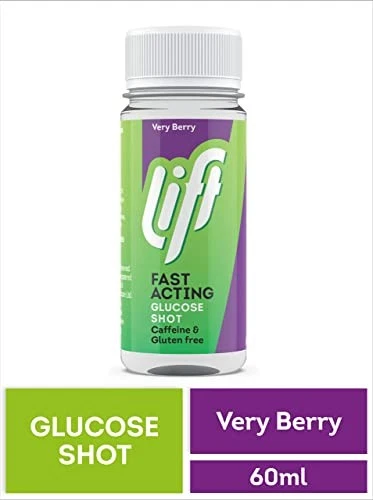 FAST-ACTING GLUCOSE ENERGY Juice Shots, Very Berry, 12 Pack of 60 ml £ ...