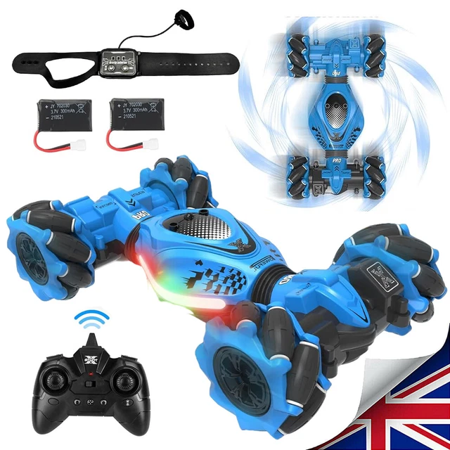 4WD GESTURE SENSING RC Stunt Car with Light Music Control Hand Gesture ...