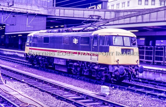 ORIGINAL RAILWAY SLIDE: Class 83 Electric 83012 at Euston 1987 D-730 £1 ...