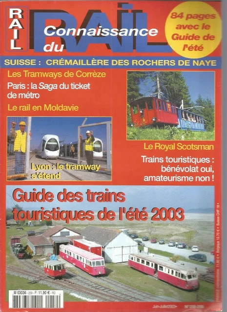 CONNAISSANCE DU RAIL N°259 Tramways De Correze / Saga Du Ticket De Metro EUR 7,00 - PicClick FR