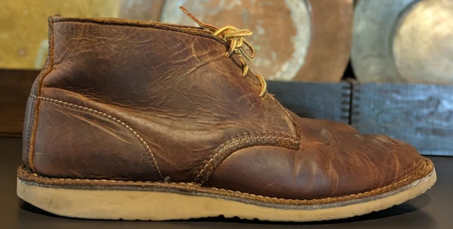 RED WING SHOES 3322 Leather Brown Size 9 D Men's Weekender Chukka Ankle ...